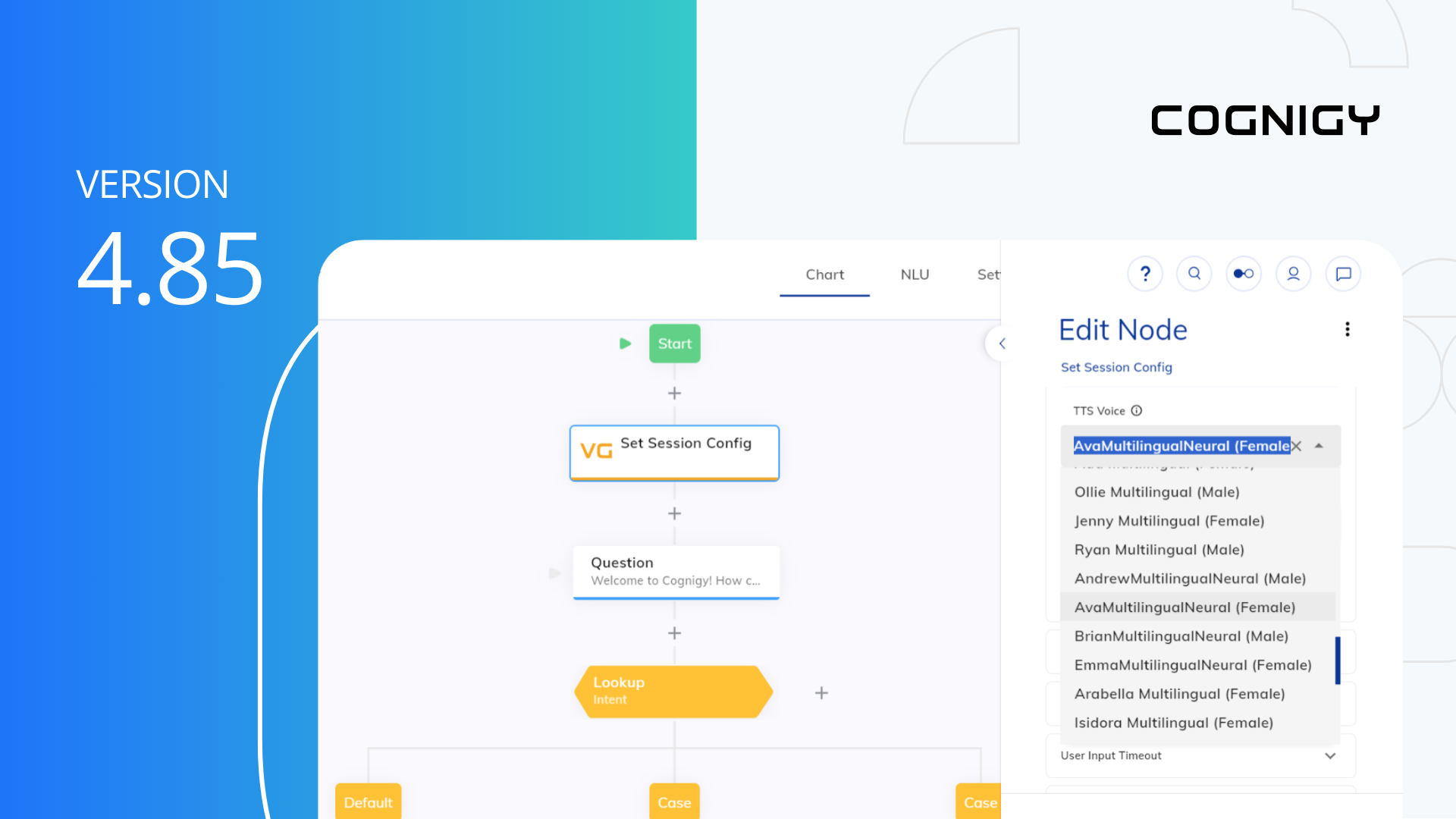 Expanded Microsoft Multilingual AI Voices and More with Cognigy.AI v4.85